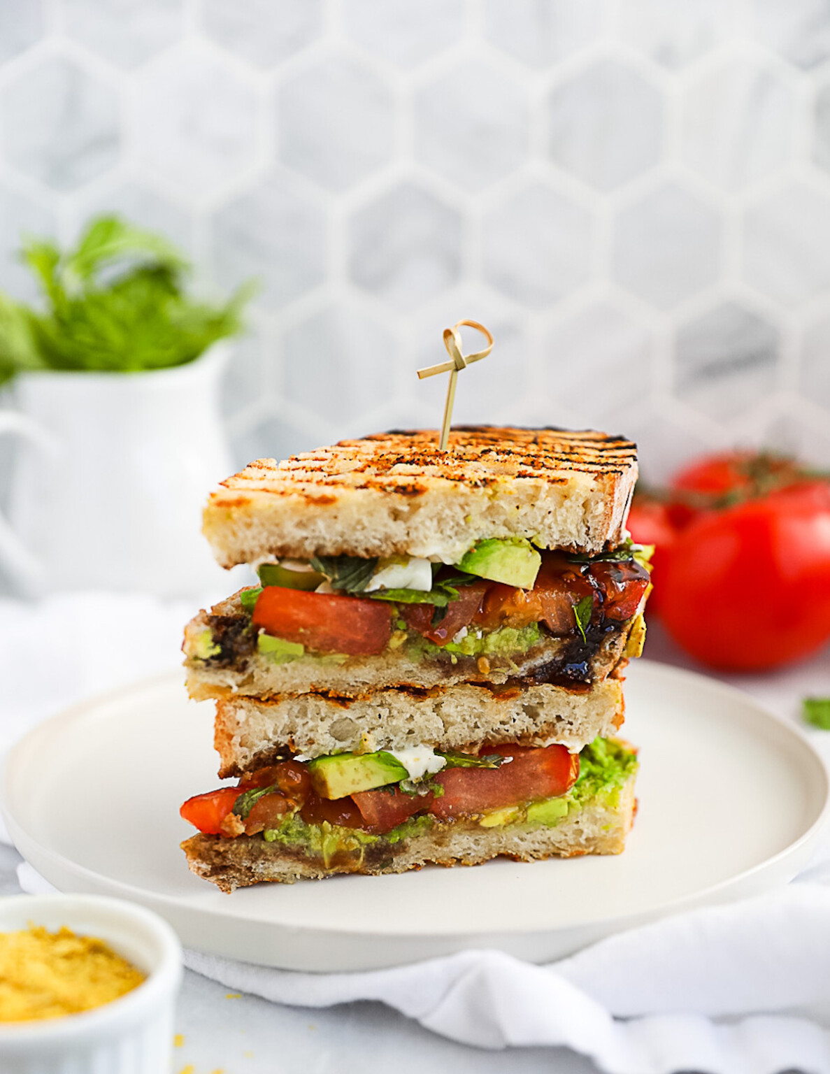 Caprese Panini - Planted in the Kitchen